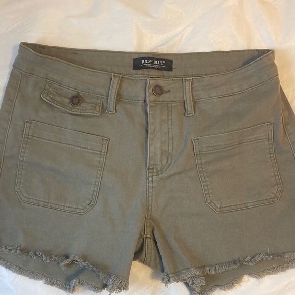 Judy Blue | Shorts | Judy Blue Olive Jean Shorts | Poshmark